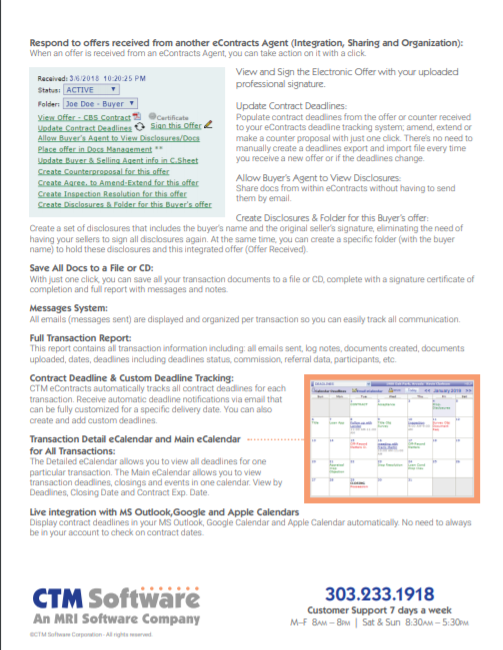 CTM eContracts - Real Estate Help Topics and Videos